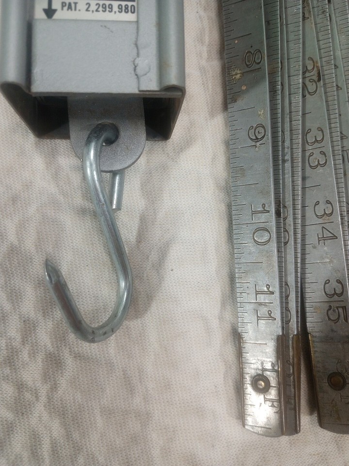 Hanson Viking 895 50lb Hanging Spring Scale USA 50lbs Shubuta Miss ...
