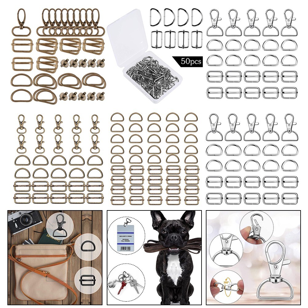 Assortiment 2545 pièces homard en métal bouckler mousqueton crochet sac ...