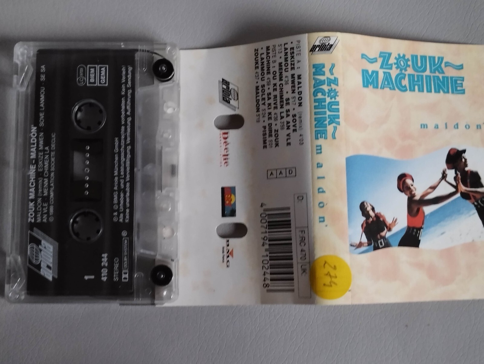 Zouk Machine: Maldon/ CASSETTE 1989 | eBay