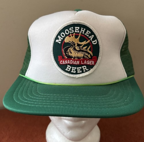Vintage Moosehead Beer Brewery Cap Hat Adjustable Snapback Canadian ...