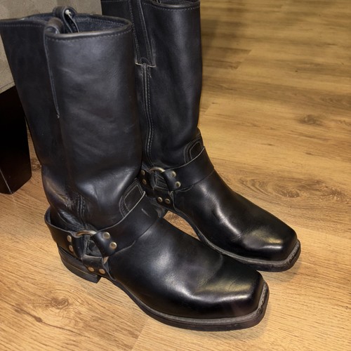 Frye Men's Size 10 1/2 M Harness Motorcycle Riding Engineer Black ...