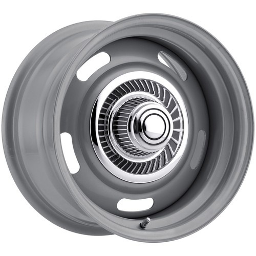 (Set of 4) Vision Rally 55 15x8 5x5" -6mm Dark Silver Wheels Rims with ...