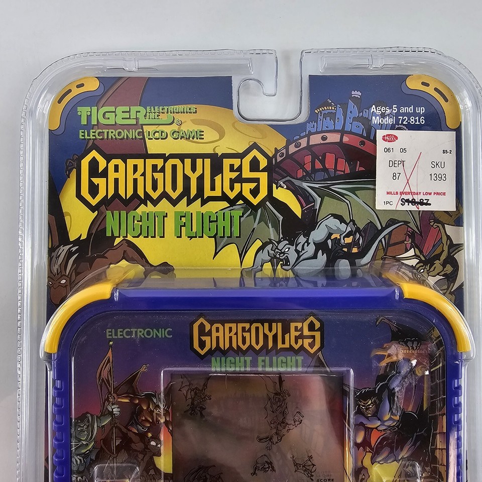 Tiger Electronics GARGOYLES Night Flight LCD Handheld Game Disney 1995 ...