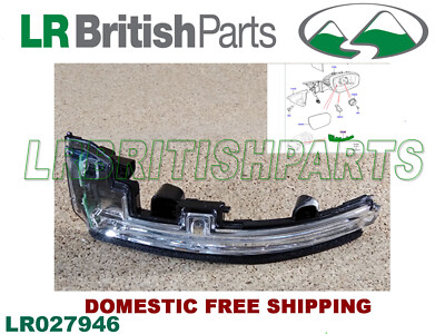 LAND ROVER MIRROR LAMP SIDE LR4 14-16 SPORT 14 RANGE 13 EVOQUE 12-13 LH ...