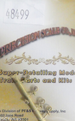 Precision Scale #48499 Pipe Bracket, 3-1/2" Core Size .076" (Brass ...