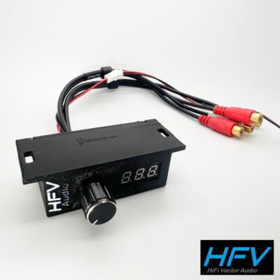 BLACK Subwoofer amplifier RCA level Remote Bass Knob control with ...