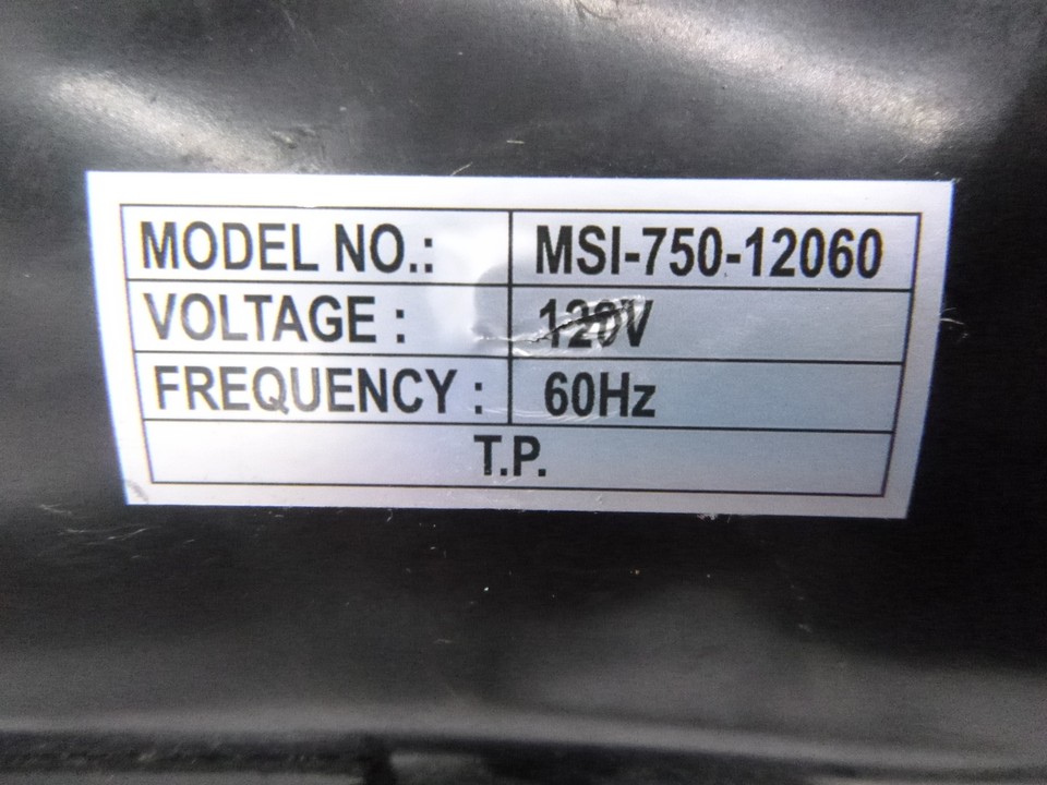 OEM Tools 30" Oscillating Pedestal Fan Motor Only 120V MSI-750-12060 ...