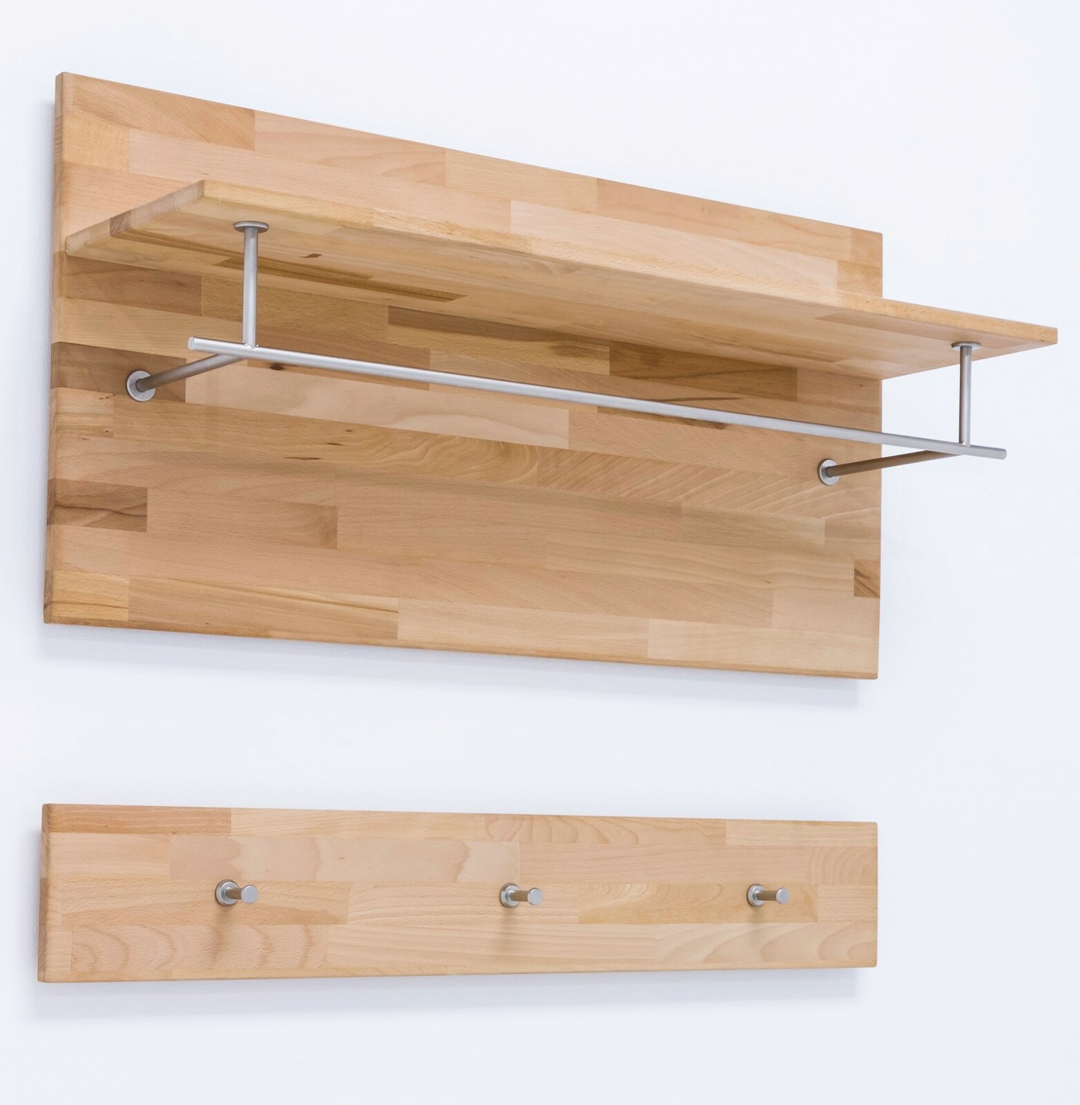 Wandpaneel Kernbuche massivholz geölt Paneel Garderobenpaneele mit ...