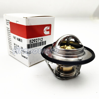 190°F Thermostat w/ O-Ring 5292712 Fits for 08-14 Dodge Cummins 6.7L ...