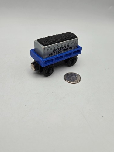 Thomas & Friends Wooden Railway Train Tank - Sodor Coal Company Blue ...