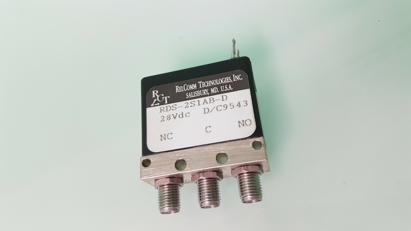 Coaxial Switch, RelComm Technologies (RCT)RDS-2S1AB-D, SPDT SMA(f) 18 GHz 28Volt | eBay