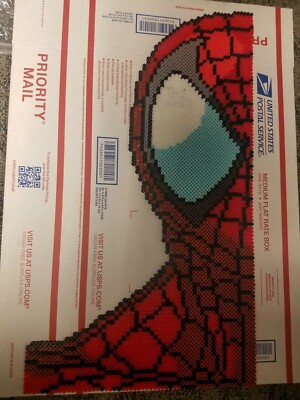 Spider-Man Perler Art Piece kandi plur Marvel vs Capcom spiderman ...