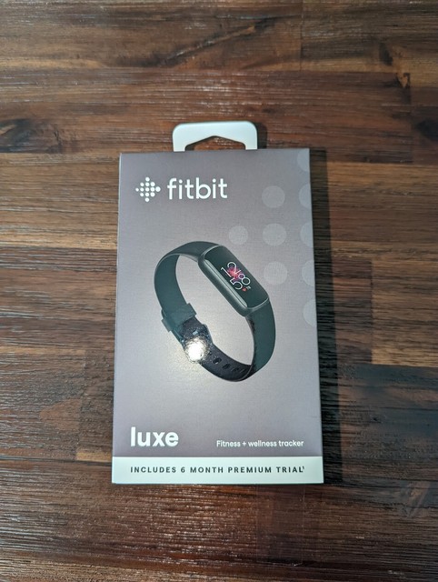 Fitbit Luxe FB422 Fitness Watch Activity Tracker HR Silver Case White L ...