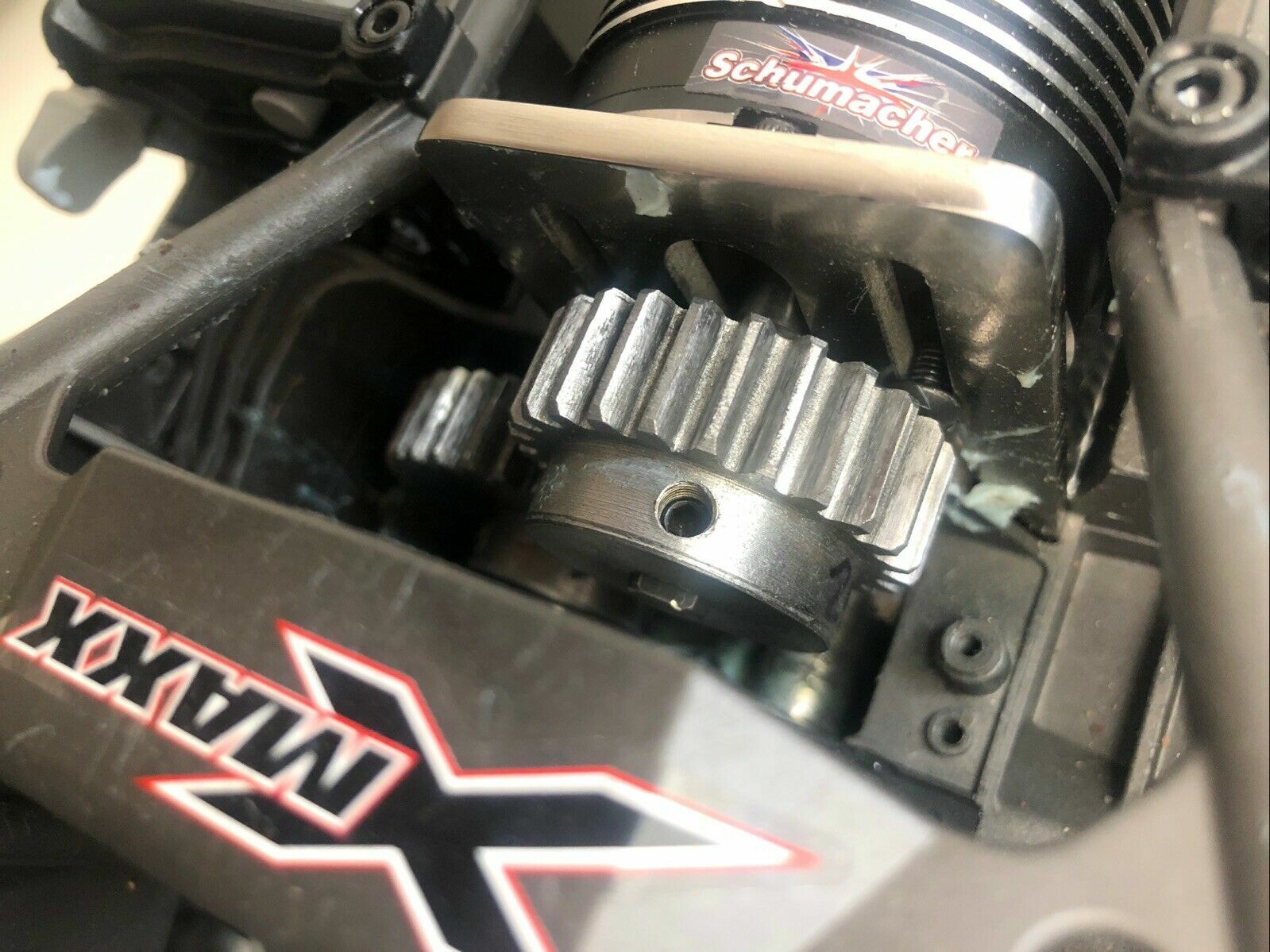 Traxxas X-MAXX Motor Mount Castle 2028 TP Large Motor Stainless Steel ...