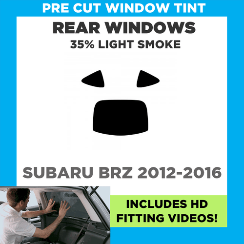 Pre Cut Window Tint For Subaru BRZ 2012-2016 - 35% Light Rear | eBay