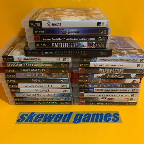 Lot of 25 PS3 Games - Madden NHL Assassins Creed Uncharted PlayStation ...