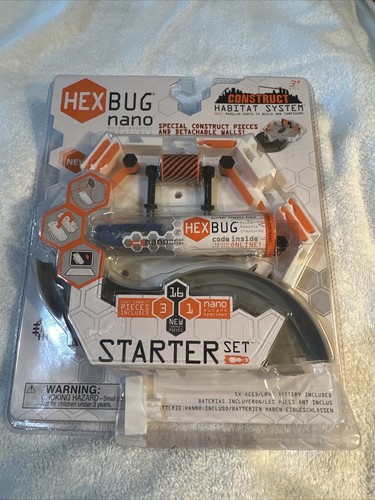 New Factory Sealed Hexbug Nano Construct Habitat System Starter Set ...
