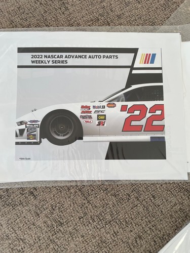 NASCAR 2022 Advance Auto Parts Weekly Series Contingency Decal Program ...