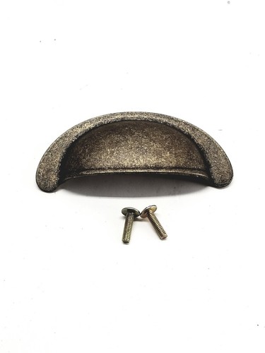 Belwith Drawer Pull Cup Handle PA1022-WOA Cabinet Hardware Antique Look ...