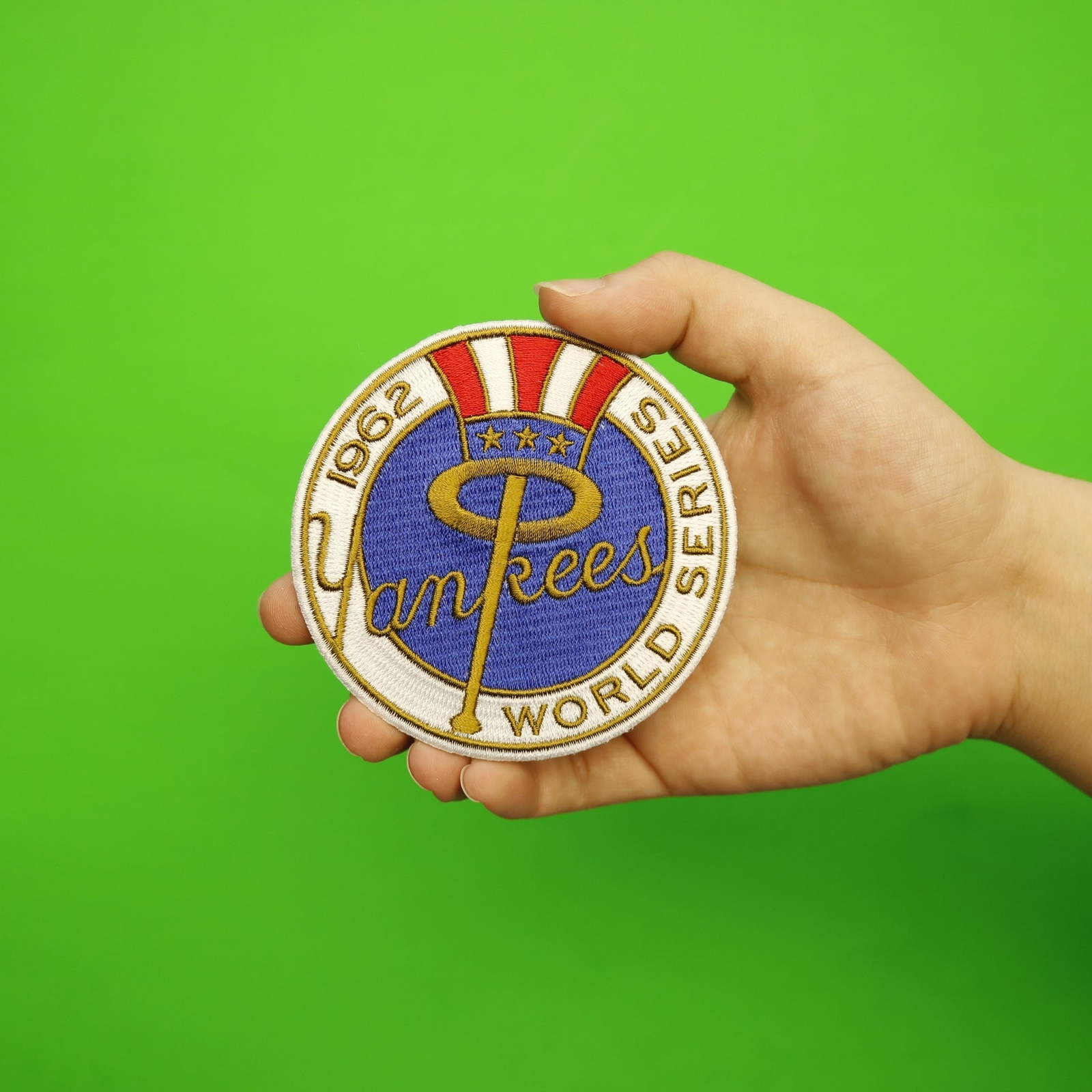 1962 New York Yankees World Series Championship Jersey Sleeve Patch MLB ...