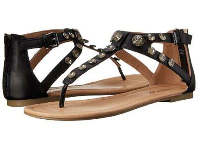 NEW Women's Report "Gizelle" - WAS $50! - black T-strap gladiator ...