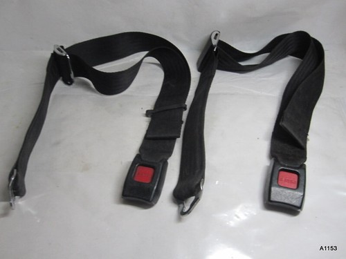 2x Q'Straint Q8-6340 Lap/Shoulder Belt Combo Female End Wheelchair ...