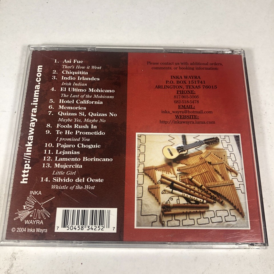 Spirit of the Incas... Reborn by INKA WAYRA (CD) | eBay