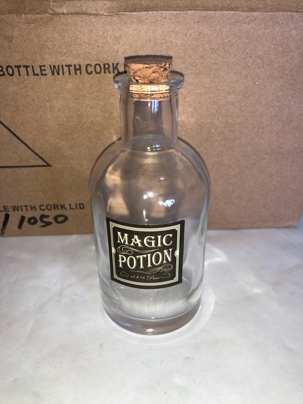 24 Pcs Glass with Cork Bottles Magic Potion Label Wedding Favors Candy ...