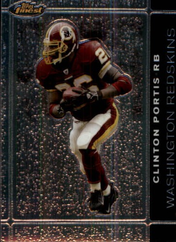 2007 Topps Finest - Black Refractor #51 Clinton Portis /99 for sale ...