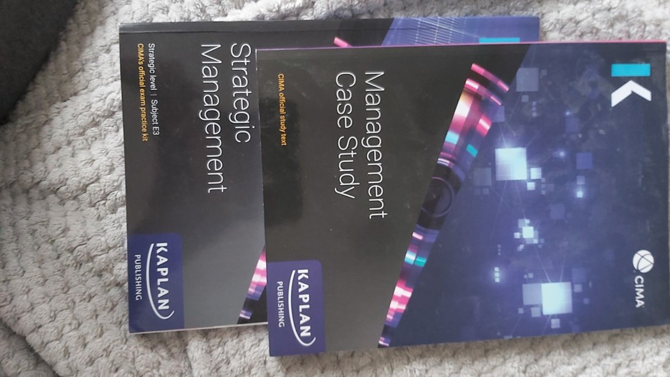KAPLAN PUBLISHING CIMA TEXTS...E1,F2,E2,P2,,E3 | eBay UK