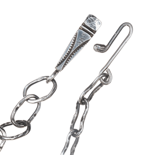 Chief Wolf Robe Hunt Acoma (1905-1977) silver necklace with pendant | eBay