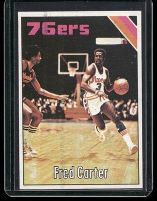 Fred Carter Topps 1975-76 Topps Philadelphia 76ers | eBay