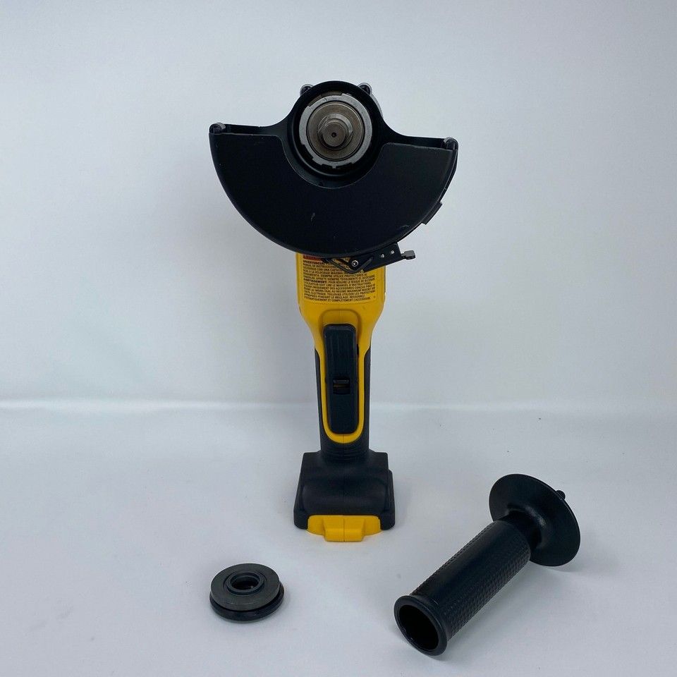 DEWALT DCG408 20V MAX 4-1/2 in Brushless Paddle-Switch Angle Grinder ...