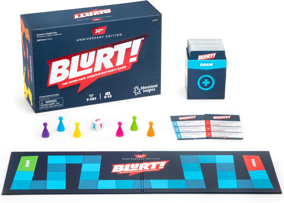 Blurt! The Think-Fast, Shout-It Party Game - Board Games for Adult and ...