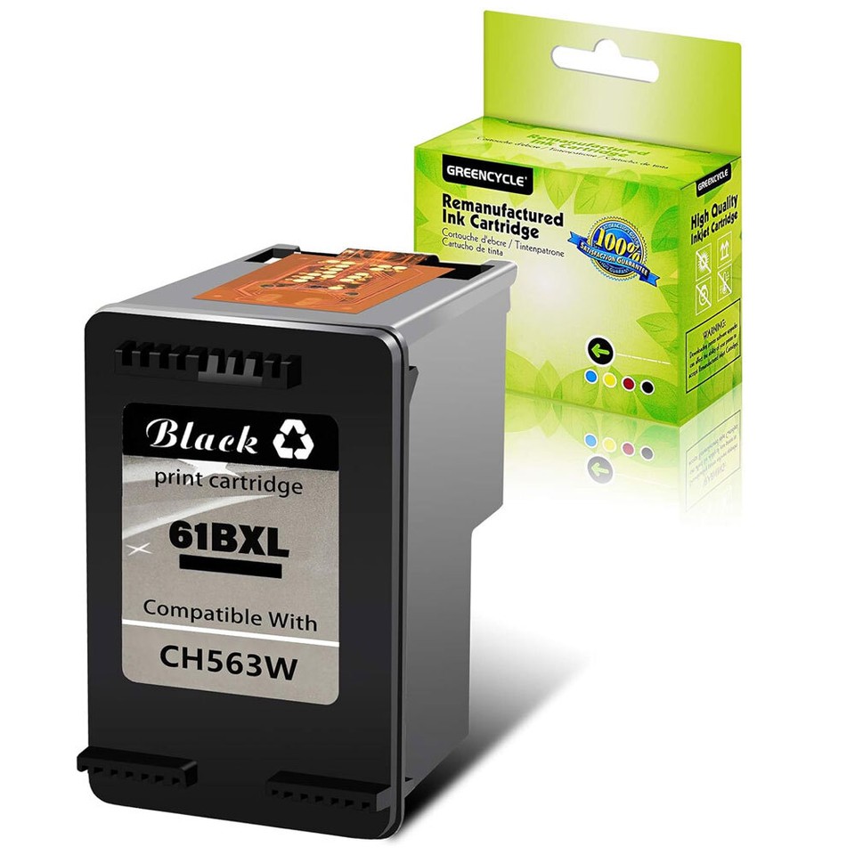 61XL Ink Cartridge for HP 61 ENVY 4500 4502 4505 5530 5535 Deskjet 2540 ...