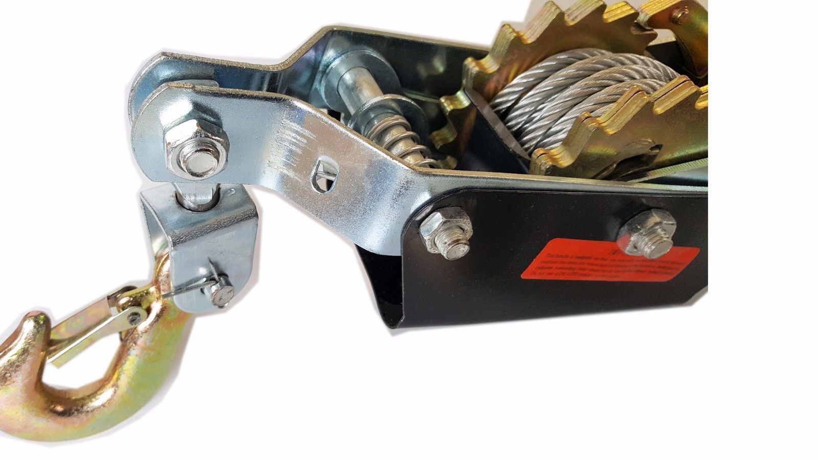 2 TON HEAVY DUTY CABLE PULLER HAND WINCH FENCING TURFER FOR CAR BOAT ...