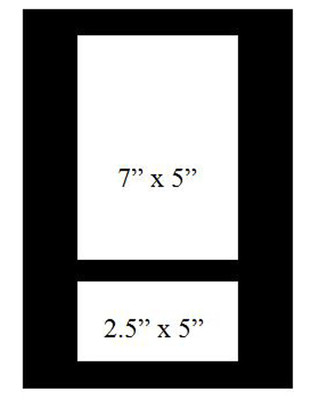 Autograph Mounts to fit an A4 frame with 2 apertures A014 | eBay UK