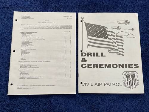 Civil Air Patrol Manuals 50-16 And Drill & Ceremonies | eBay