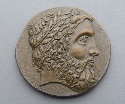 French Medal. Zeus and Eagle. Tetradrachm ? Didrachm ? Greek Coin. | eBay