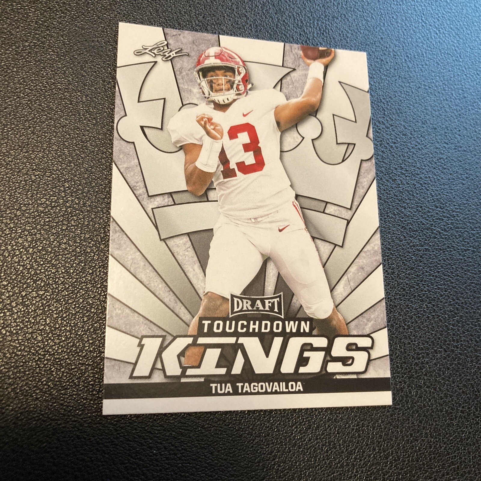 Tua Tagovailoa 2020 Leaf Draft #90 Touchdown Kings Dolphins Alabama ...