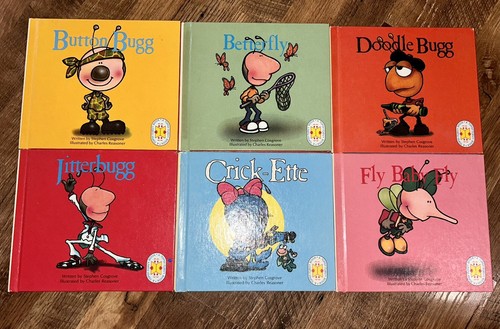 Vintage Topsy Turvy Bugg Series by Stephen Cosgrove Hardcover Lot of 6 ...