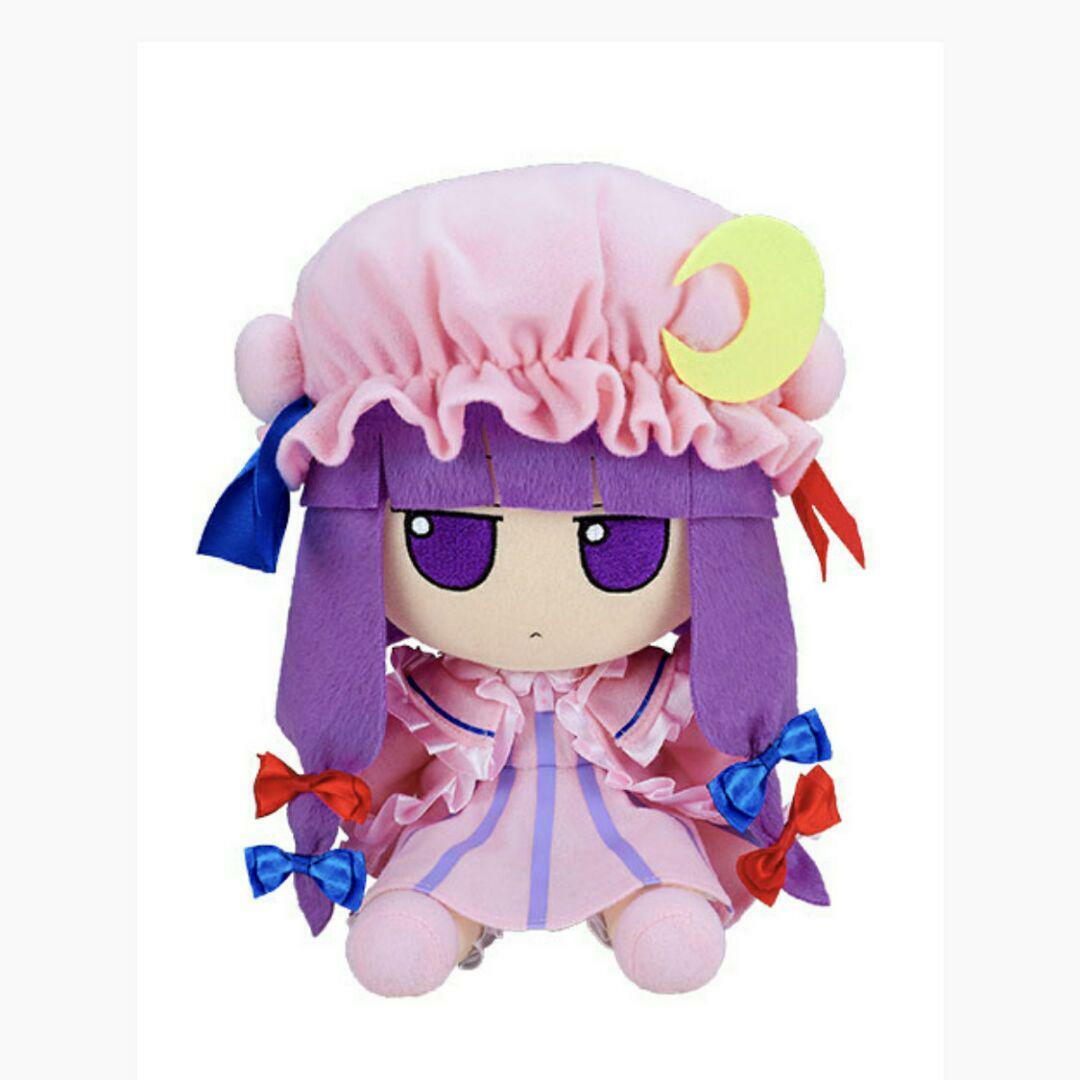 Touhou Project Fumo Fumo Pache Patchouli 1.5 Plush Doll Toy & Badge ...