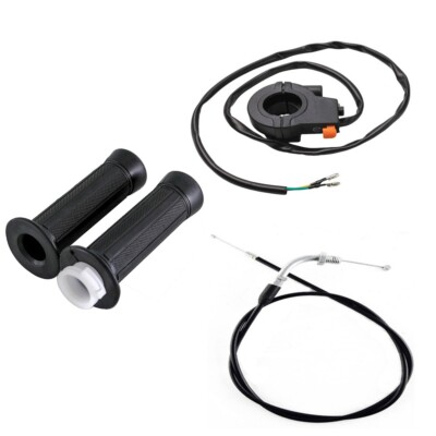 MINI CHOPPER 33CC 43CC 49CC THROTTLE HOUSING TWIST GRIP KILL SWITCH Kit ...