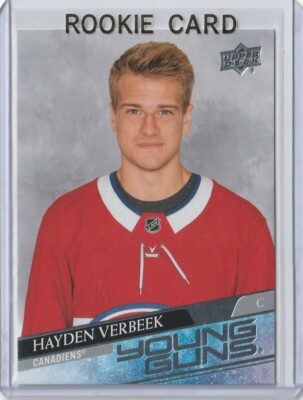 2020-21 Upper Deck Young Guns Hayden Verbeek Rookie Card RC #714 Mint ...