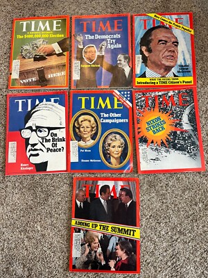 Time Magazine 1972 Lot Of 7 Nixon McGovern Kissinger | eBay
