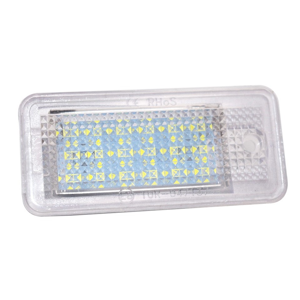Pair Canbus LED License Number Plate Light For Audi A3 8P S3 A4 B7 S4 ...