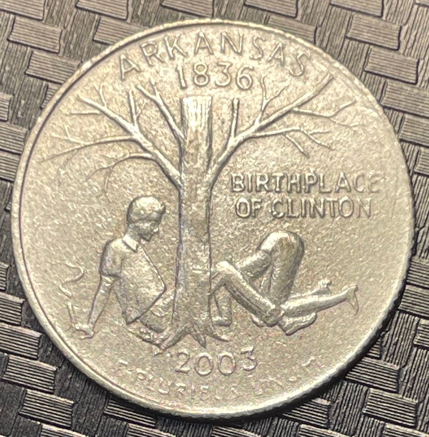 Clinton Parody Arkansas Quarter Token | eBay