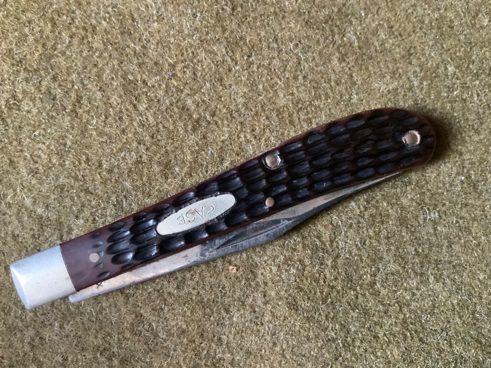 Case XX 61048 Knife Redbone Slimline Single Blade Trapper | eBay