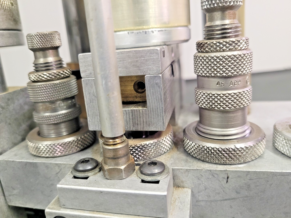 C-H AUTO-CHAMPION MARK V-A Progressive Reloading Press set up for 45 ...