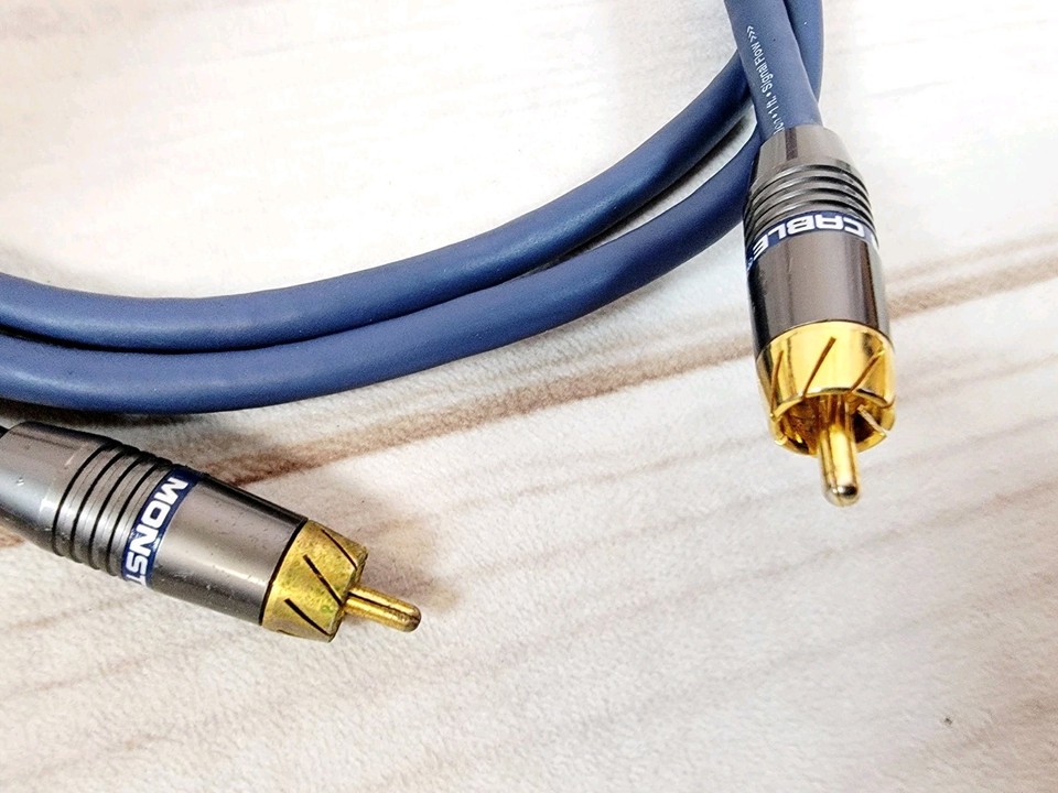 1 Pair Monster Cable Interlink 400MKII Audio Interconnect RCA Cables 5 ...
